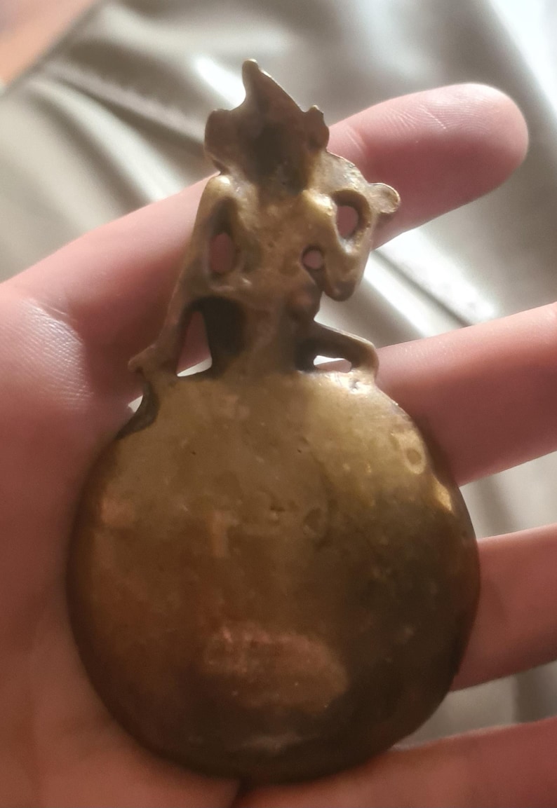 Rare Antique Brass Dartmoor Pixie Tea Incense Spoon, Tea Caddy Spoon ...