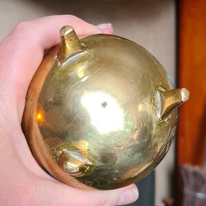 Vintage Brass Censer With Lid, Witches Cauldron, Incense Burner ...