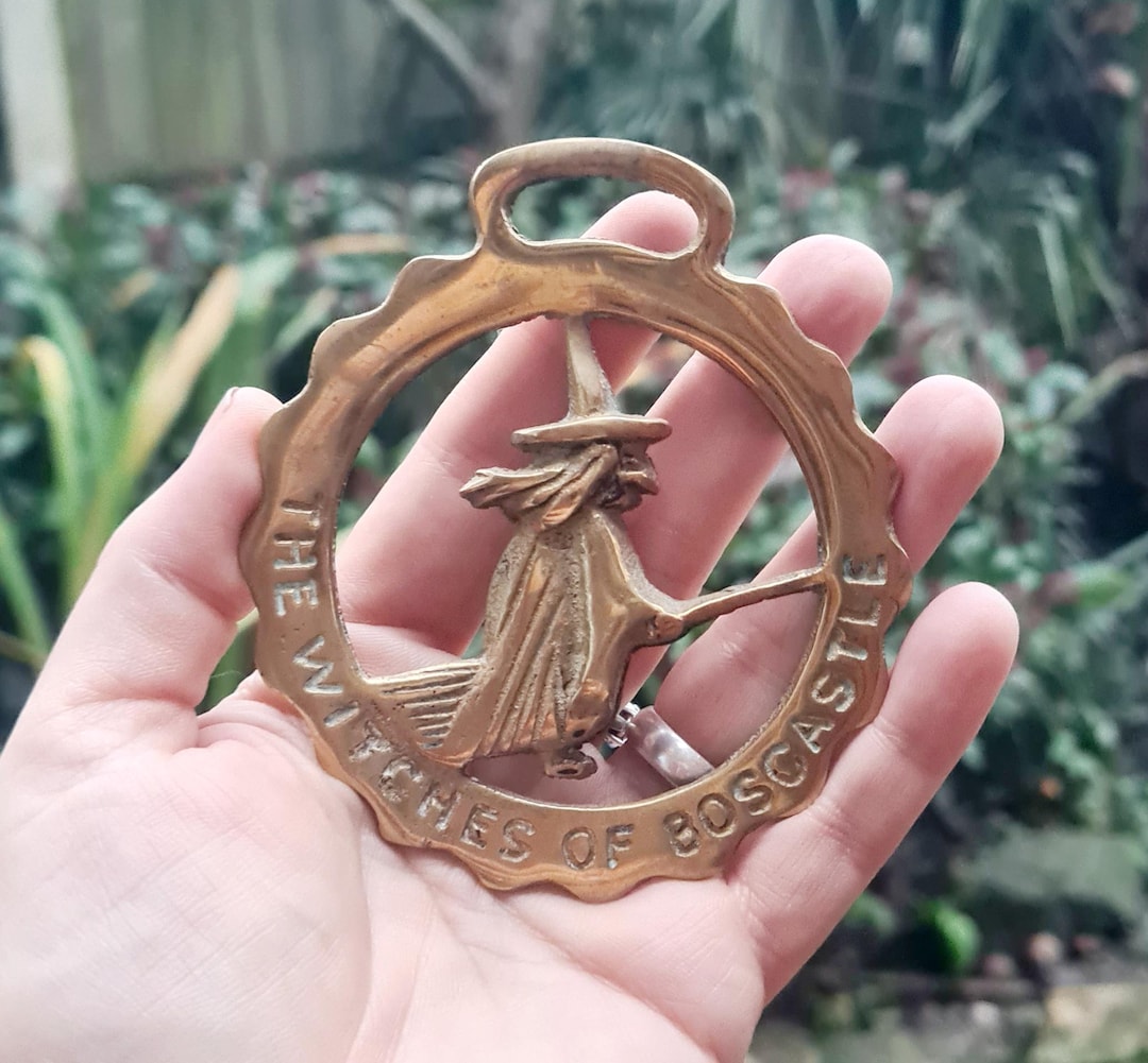 Antique Horse Brass Witch Altar Decoration the Witches of Boscastle ...