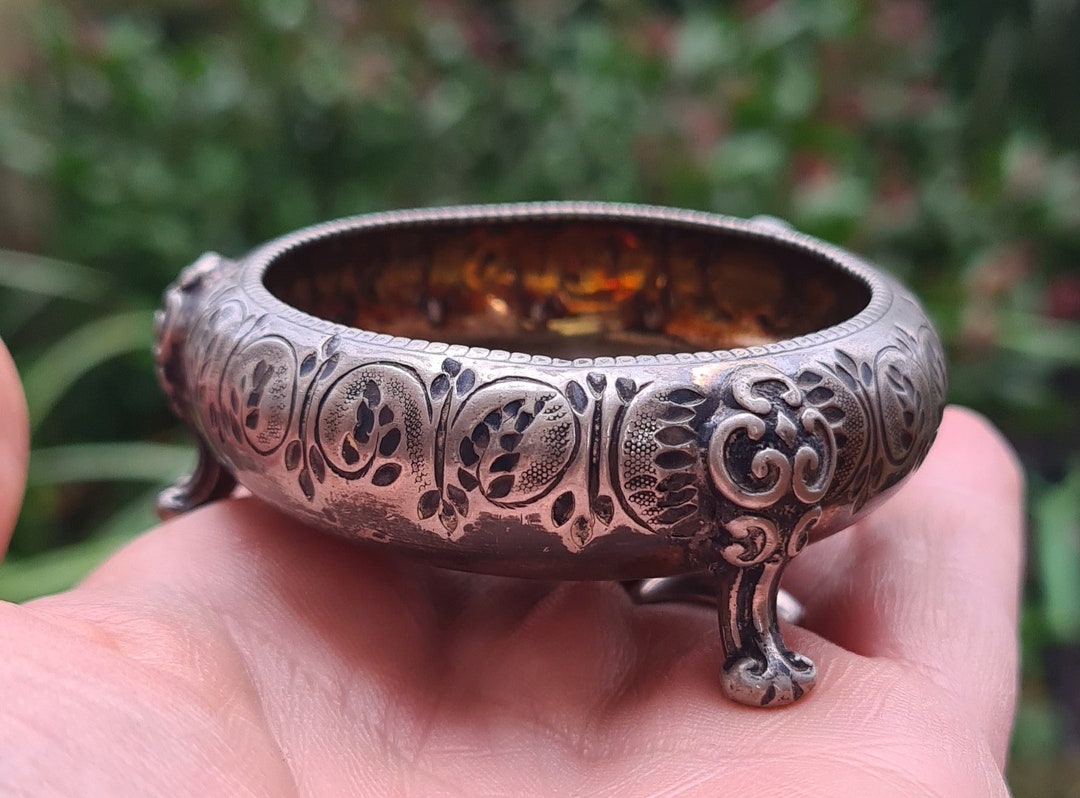 Antique English Silver Plated Cauldron, Witches Cauldron, Pagan, Wiccan ...