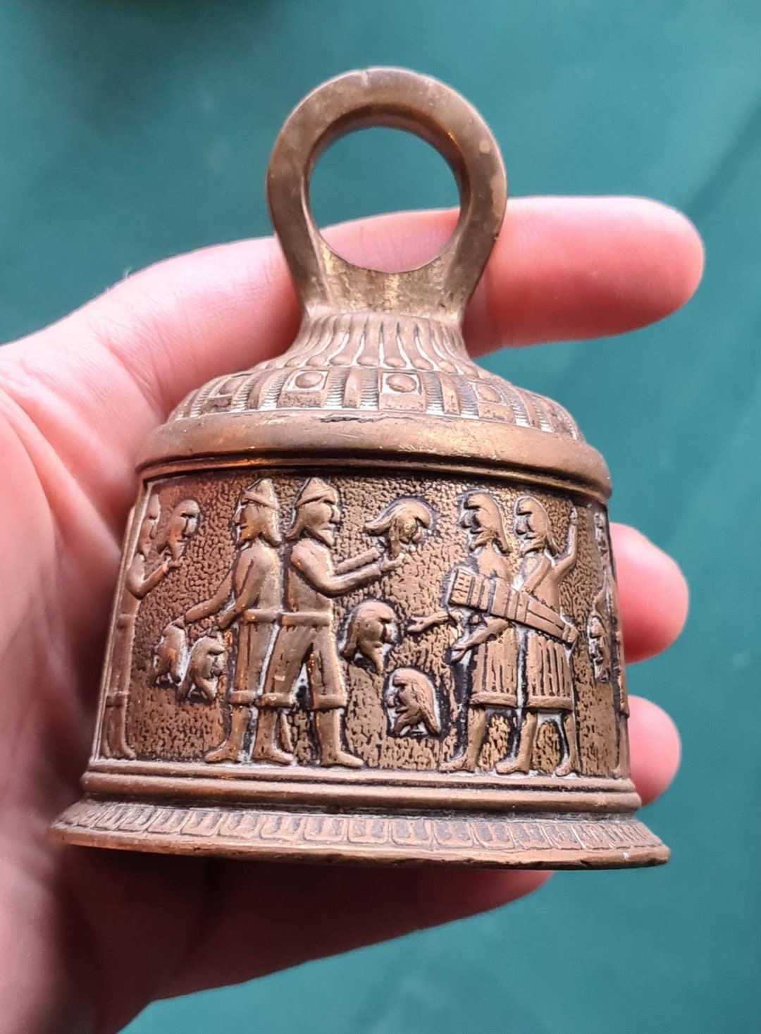 Vintage Brass Bell Bell, Santuary Bell, Summoning Bell, Altar Bell ...
