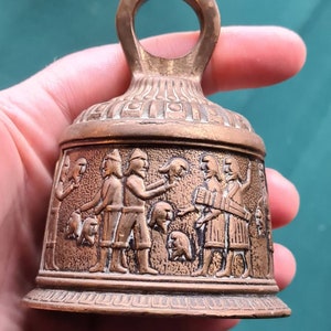 Vintage Brass Bell Bell, Santuary Bell, Summoning Bell, Altar Bell ...