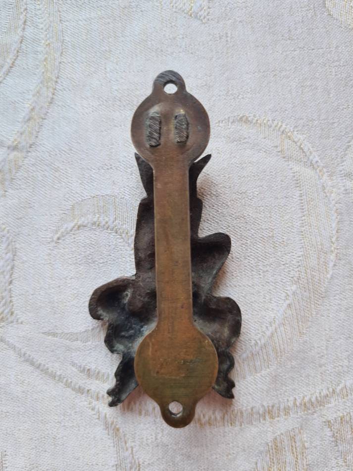 Vintage Brass Widdecombe Pixie Door Knocker, Brass Door Knocker, Pagan ...