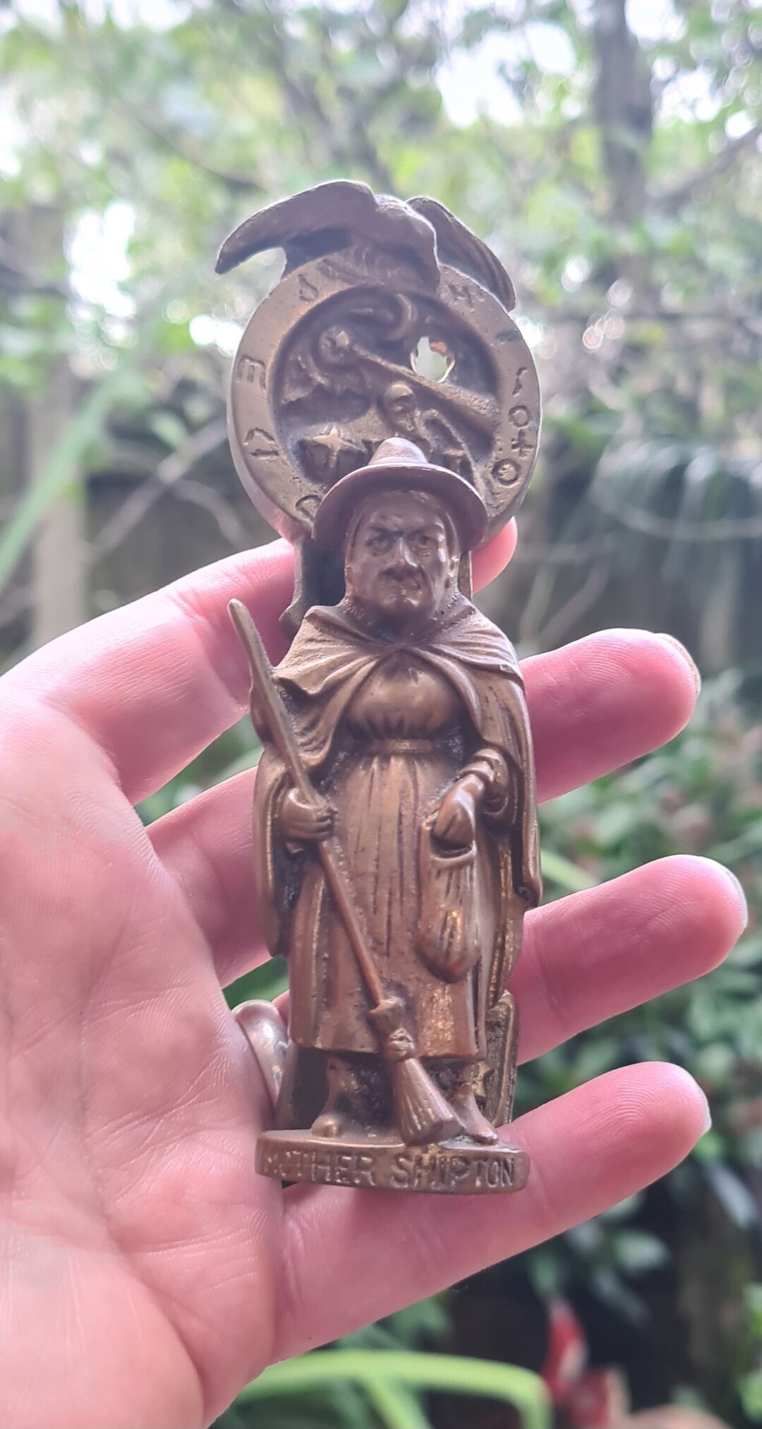 Antique Brass Witch Mother Shipton Door Knocker, Pagan, Witch, Wiccan ...