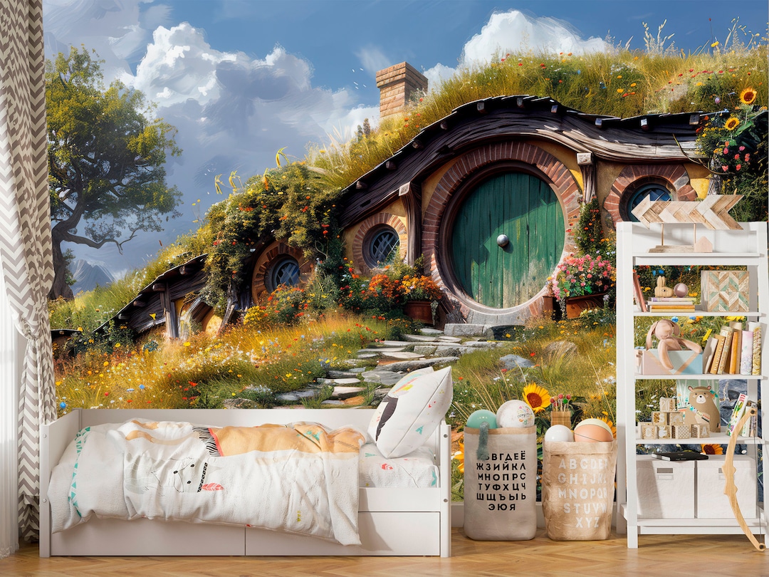 Lord of the Rings Wall Mural Wallpaper Peel and Stick Nursery, Fantasy ...