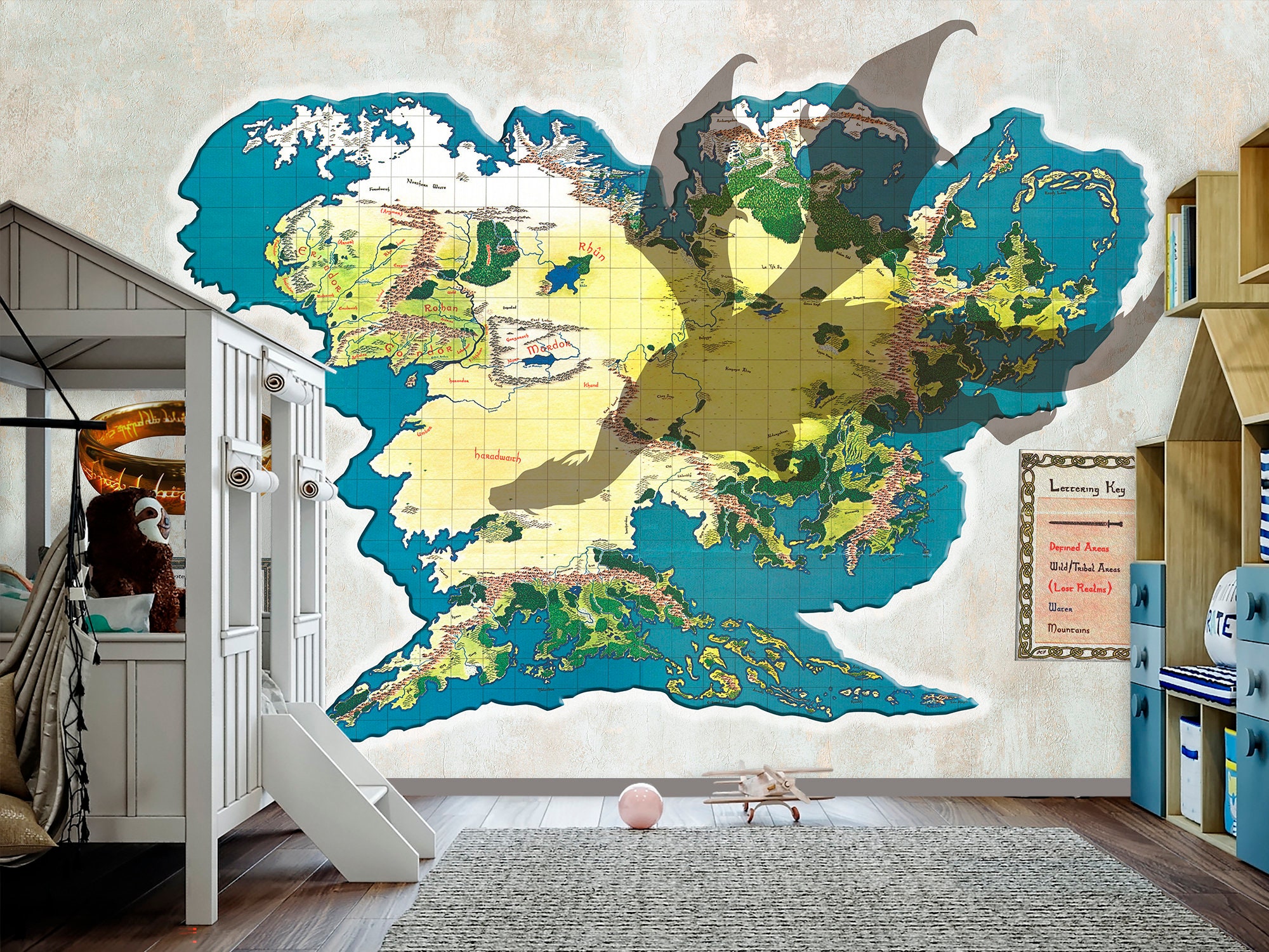 Tolkien Map Wallpaper