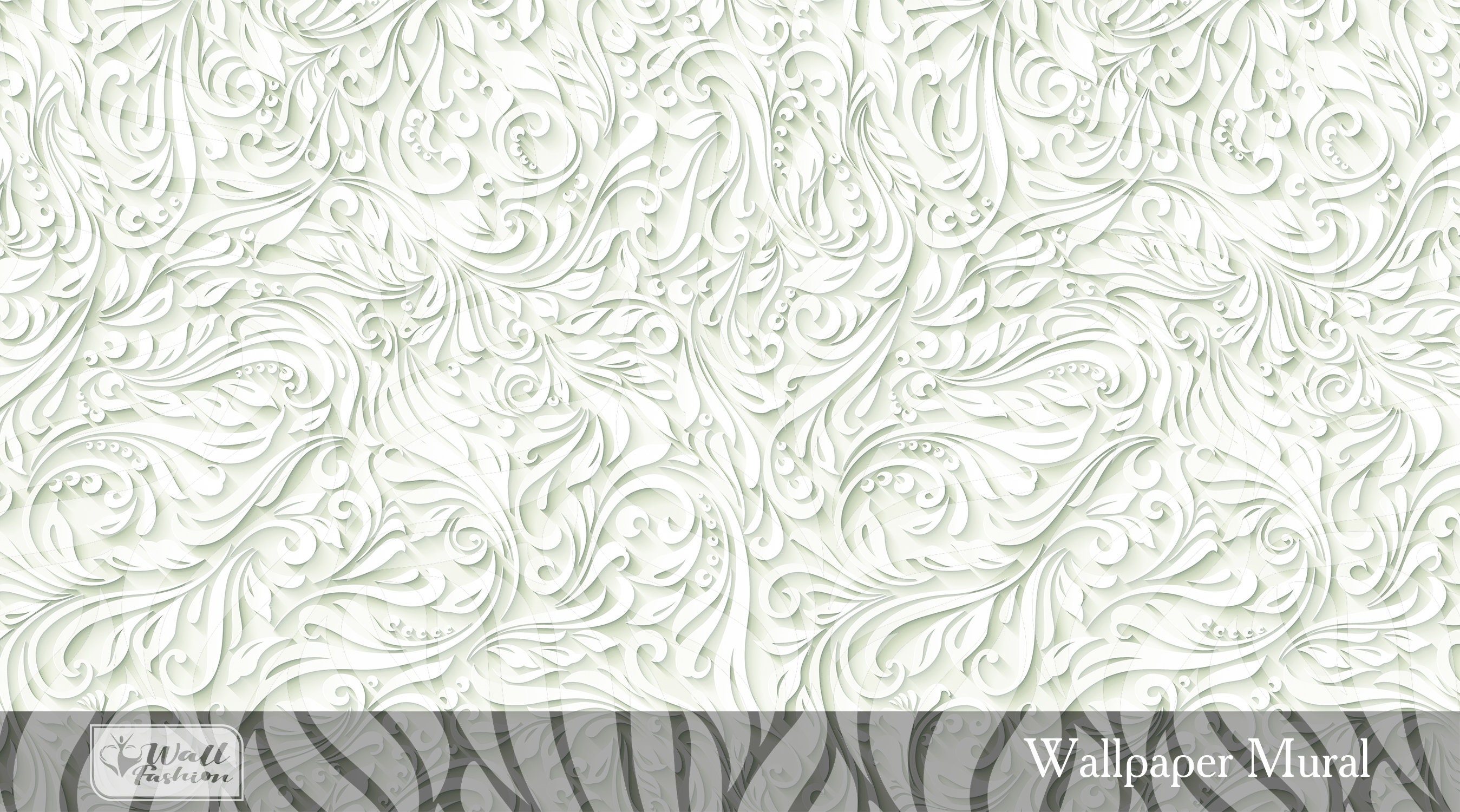 Floral Wallpaper Light. Sepia Tone Wallpaper 3D. Luxury Wall - Etsy