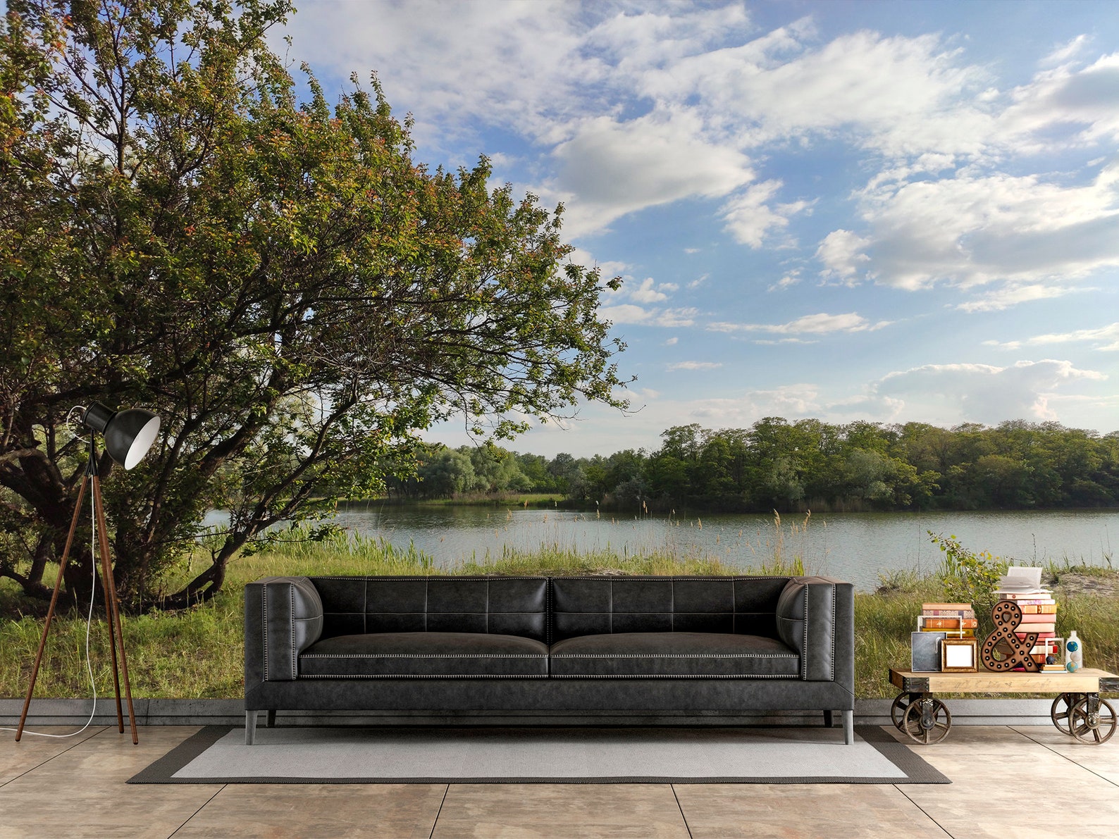 Landscape Nature Wallpaper. Blue Sky Outlander Wallpaper. - Etsy