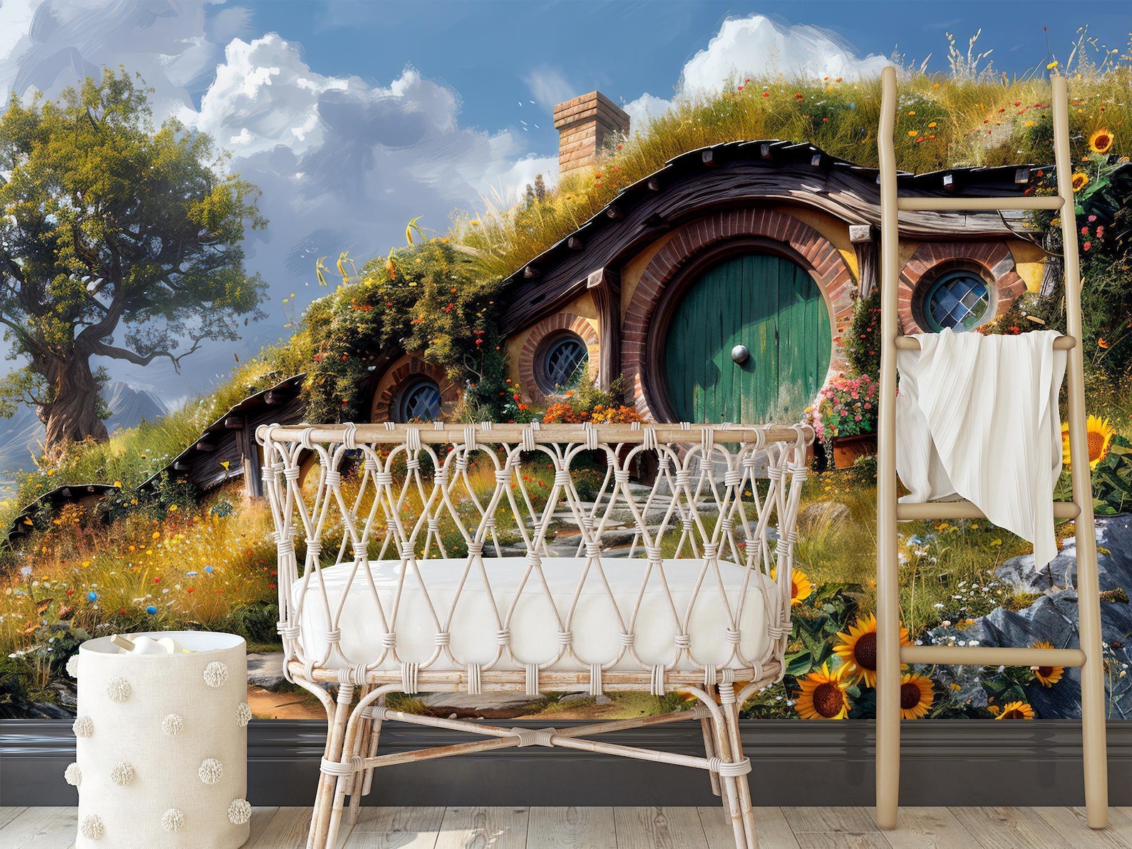 Lord of the Rings Wall Mural Wallpaper Peel and Stick Nursery, Fantasy ...