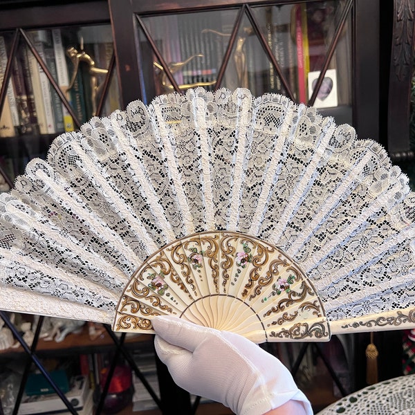 Lace Fan - Etsy