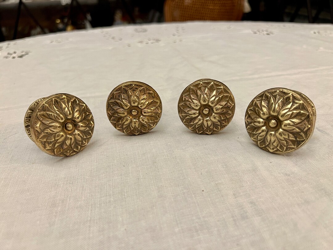 Two-piece Antique Bronze Furniture Handles. Solid Bronze. Antique ...