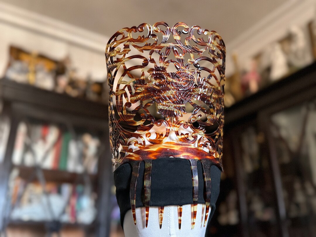 Antique Spanish Comb. High Peineta. Comb for Mantilla. Spanish Peineta ...