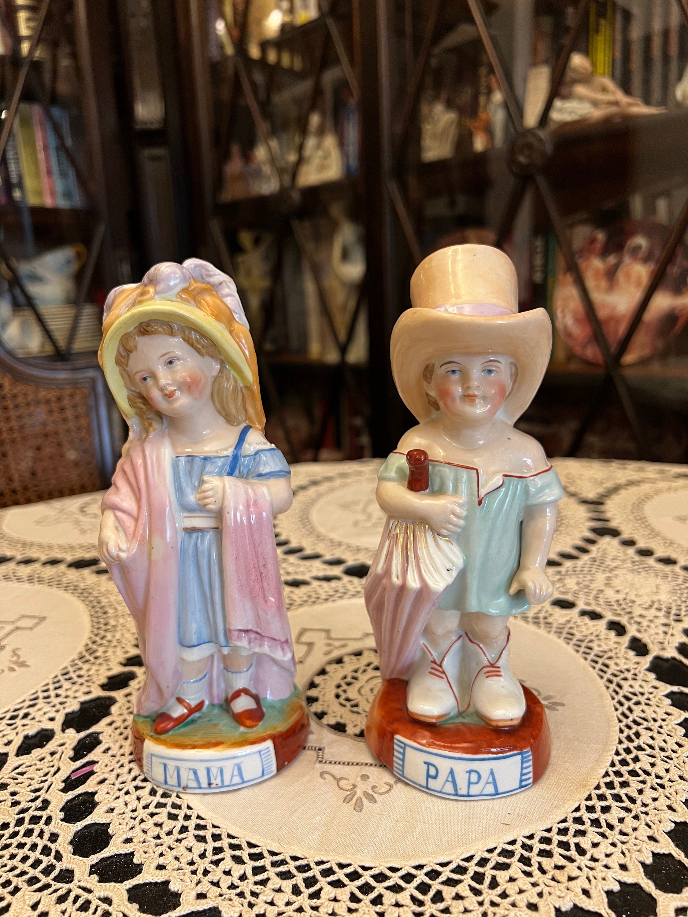 MAMA & PAPA Porcelain Figures England - Etsy
