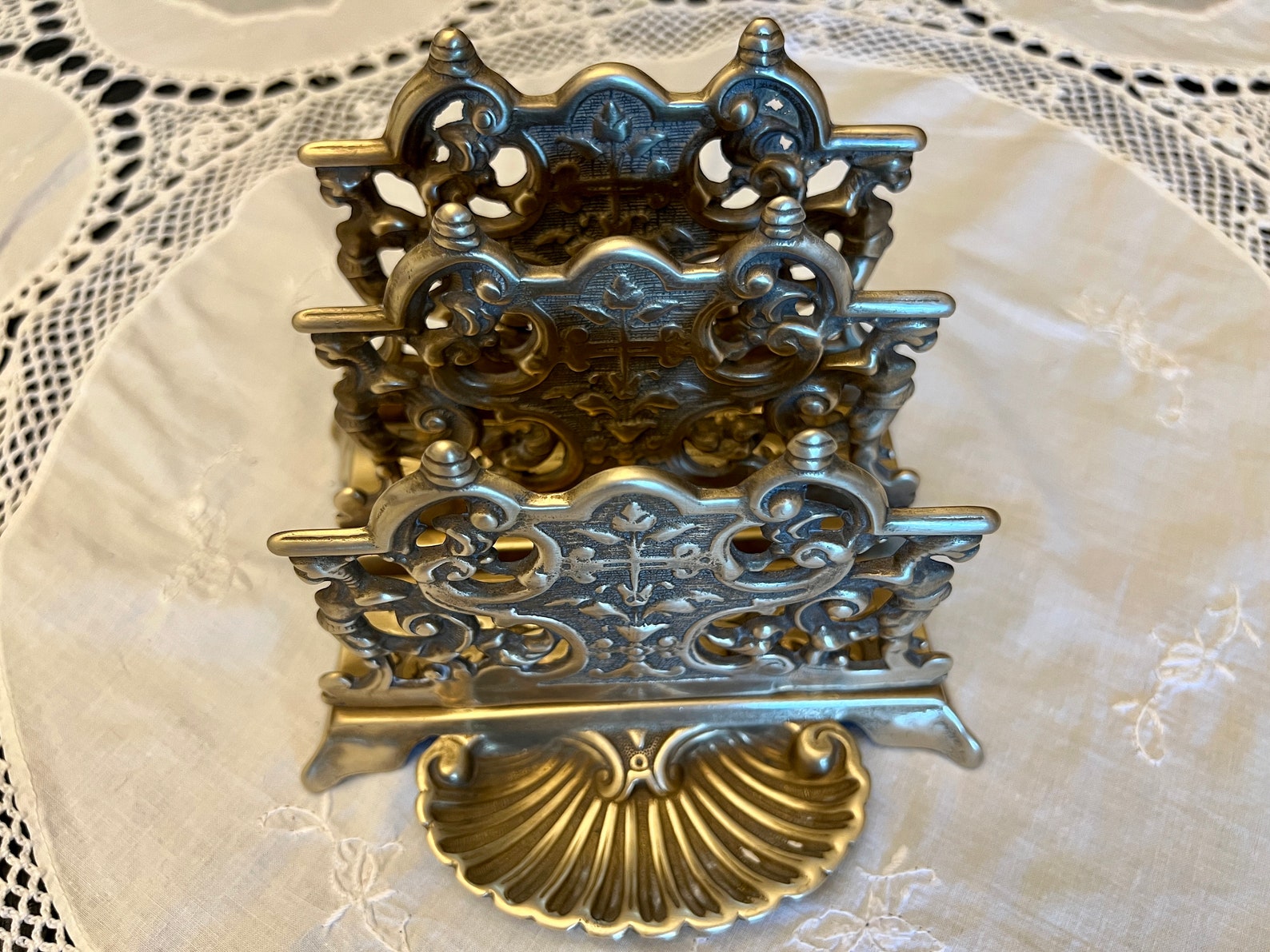 Bronze Paper Holder, Vintage Desk Accessory, Circa 1950s, Art Deco - Etsy