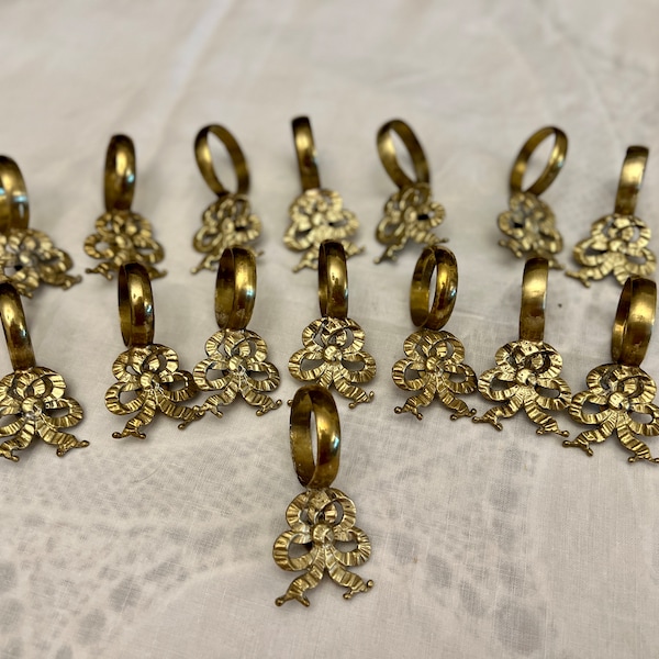 Brass Curtain Clips - Etsy UK