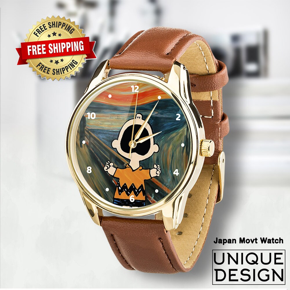 Peanuts Charlie Scream Watch Charlie Scream Funny Watch for | Etsy