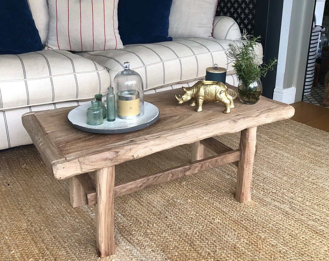 Primitive Wood Coffee Table Rustic Unique Coffee Table - Etsy