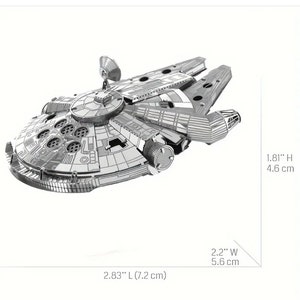 Metal 3D Spaceship Model Kit Laser Cut UK Stock - Etsy