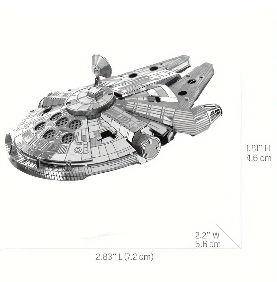 Metal 3D Spaceship Model Kit Laser Cut UK Stock - Etsy