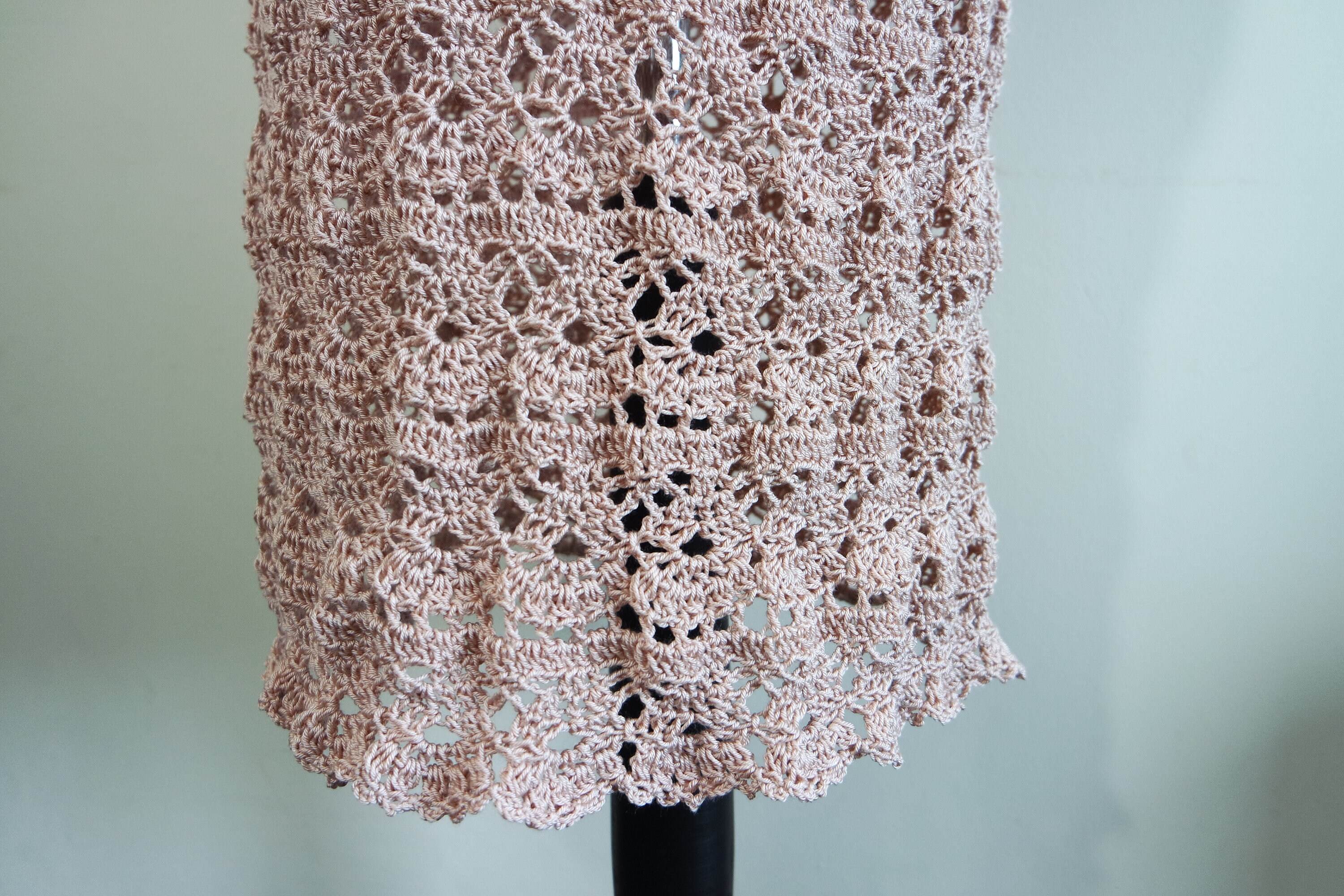Crochet Beige Dress All Sizes Pattern Pdf 164 - Etsy