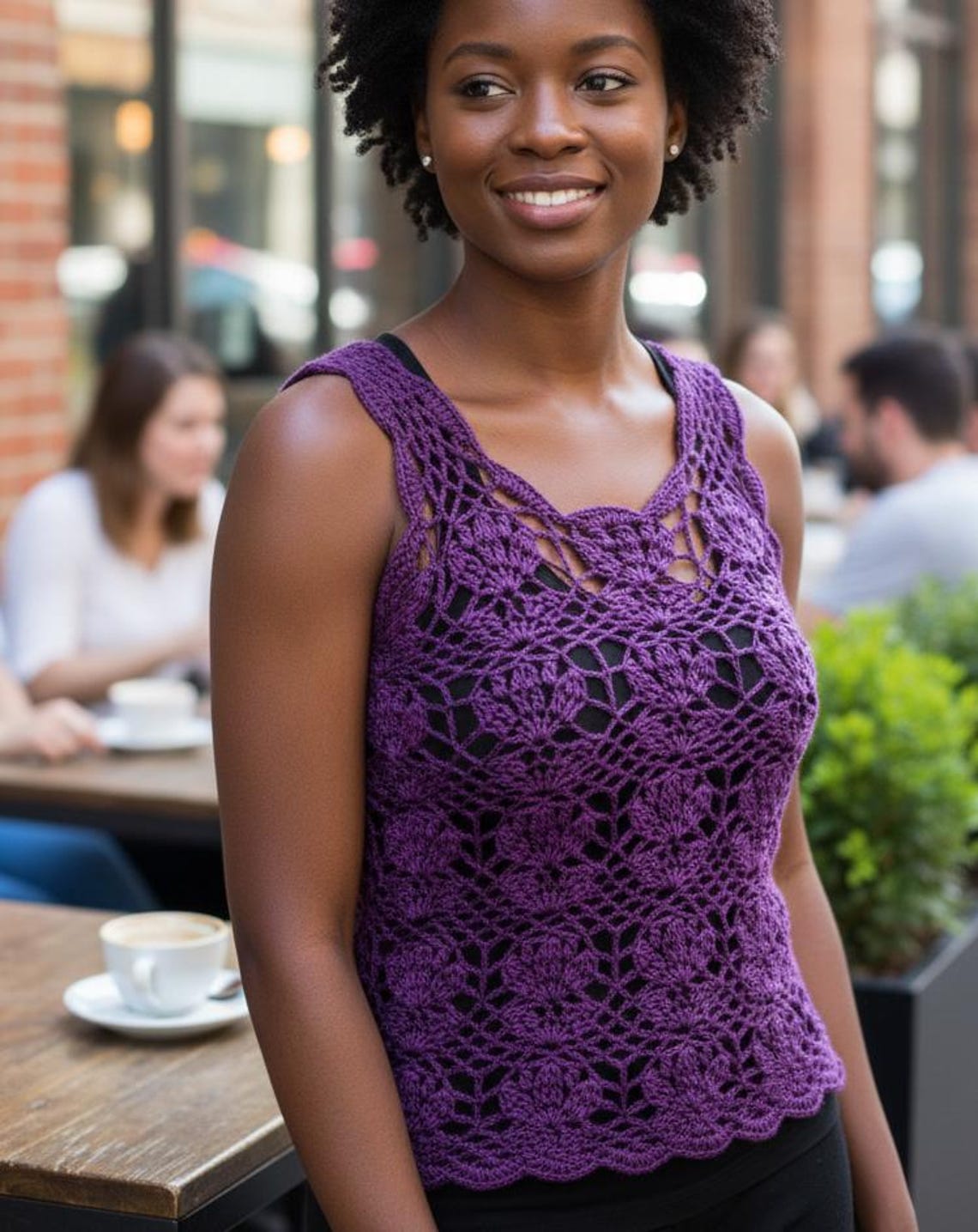 Crochet Tulip Summer Top Pattern Pdf + Video - Etsy