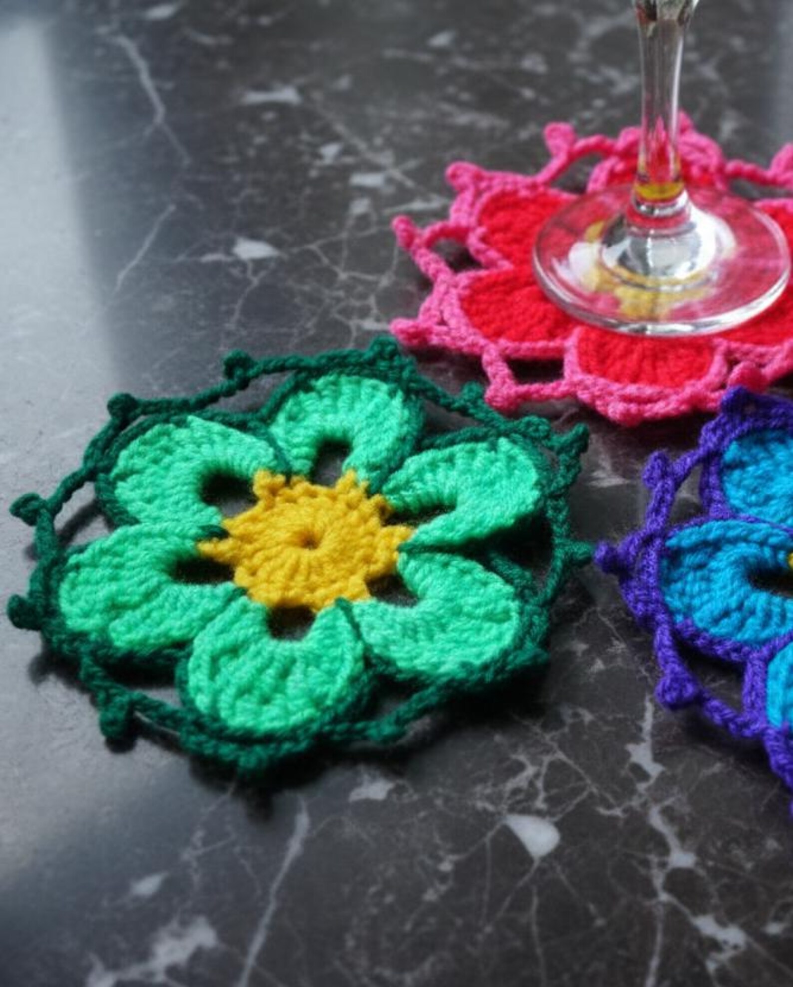 Crochet Pattern Flower Hot Pad, Coaster, Doily +video - Etsy