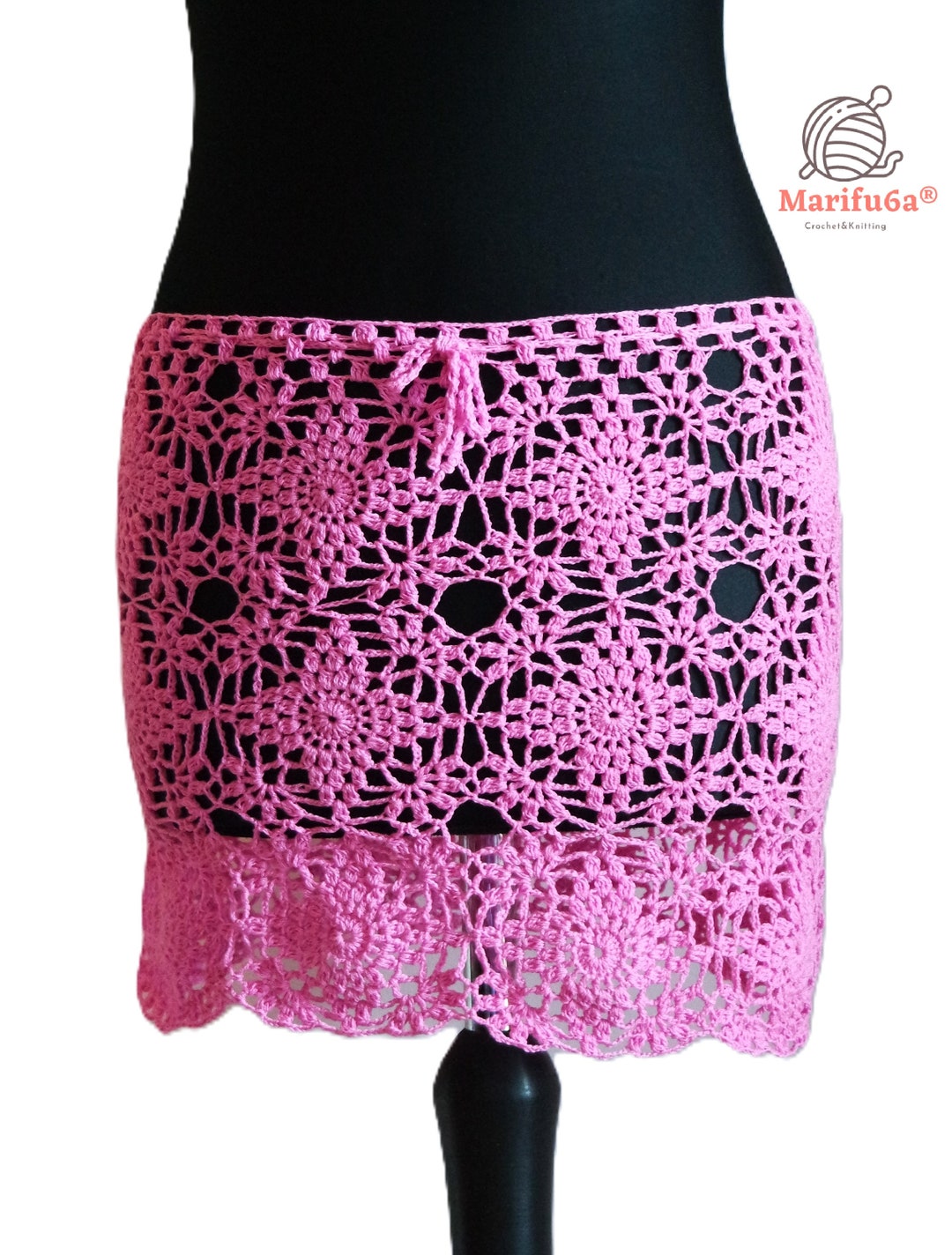 Crochet Pattern Mini, Midi, Maxi Skirt Tutorial Step by Step + Video - Etsy
