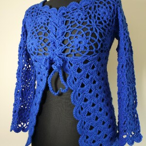 Crochet Flower Jacket All Sizes Pattern Pdf 139 - Etsy Ireland