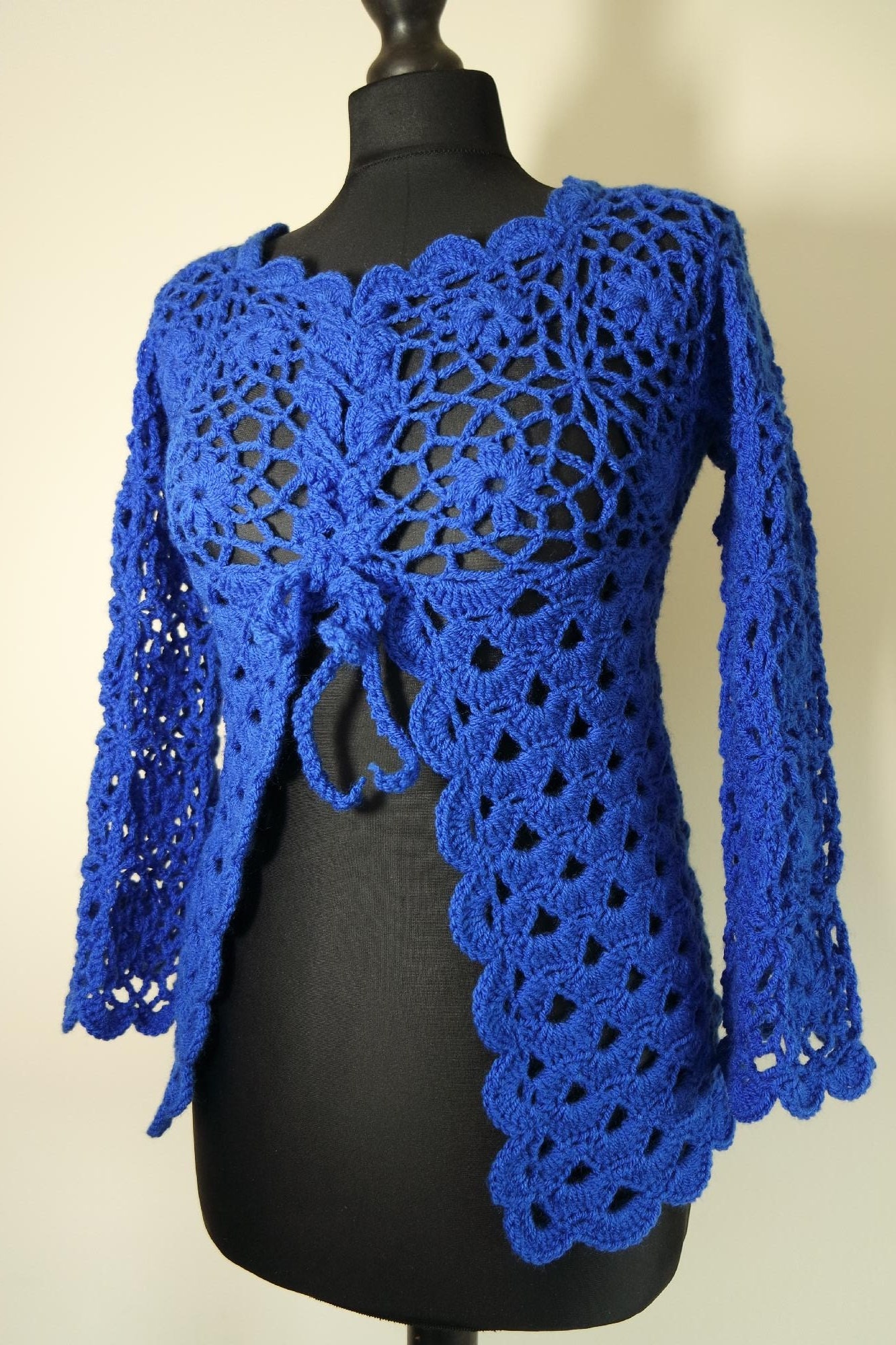Crochet Flower Jacket All Sizes Pattern Pdf 139 - Etsy Ireland