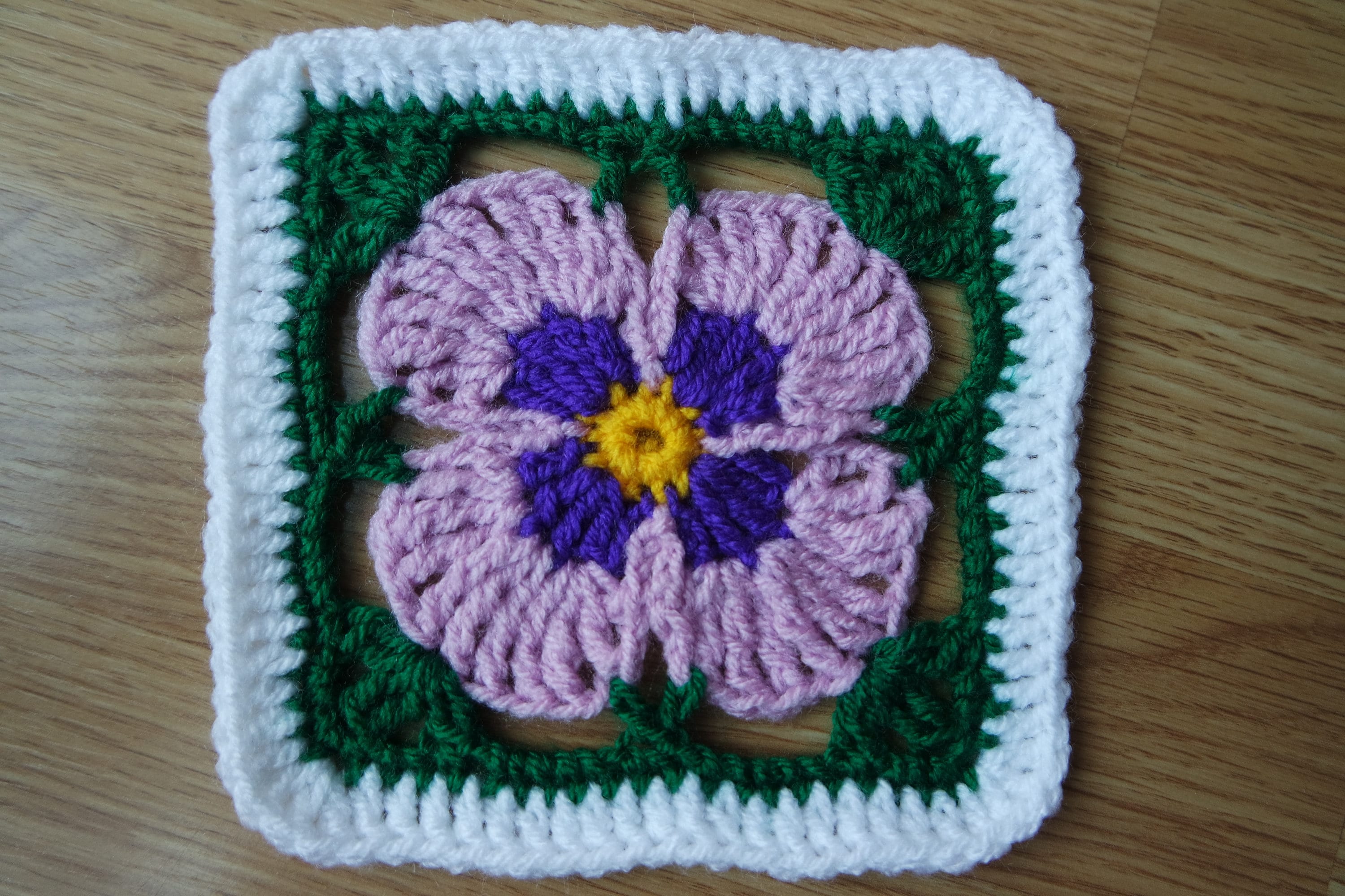 Crochet Violets Flowers Blanket, Afghan Pattern Pdf + Video - Etsy