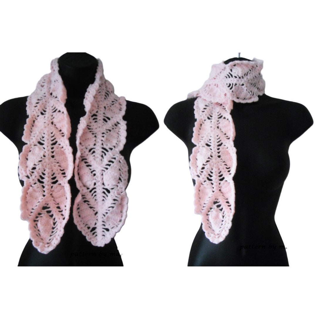 Crochet Pineapple Scarf Pattern Nr 31 - Etsy