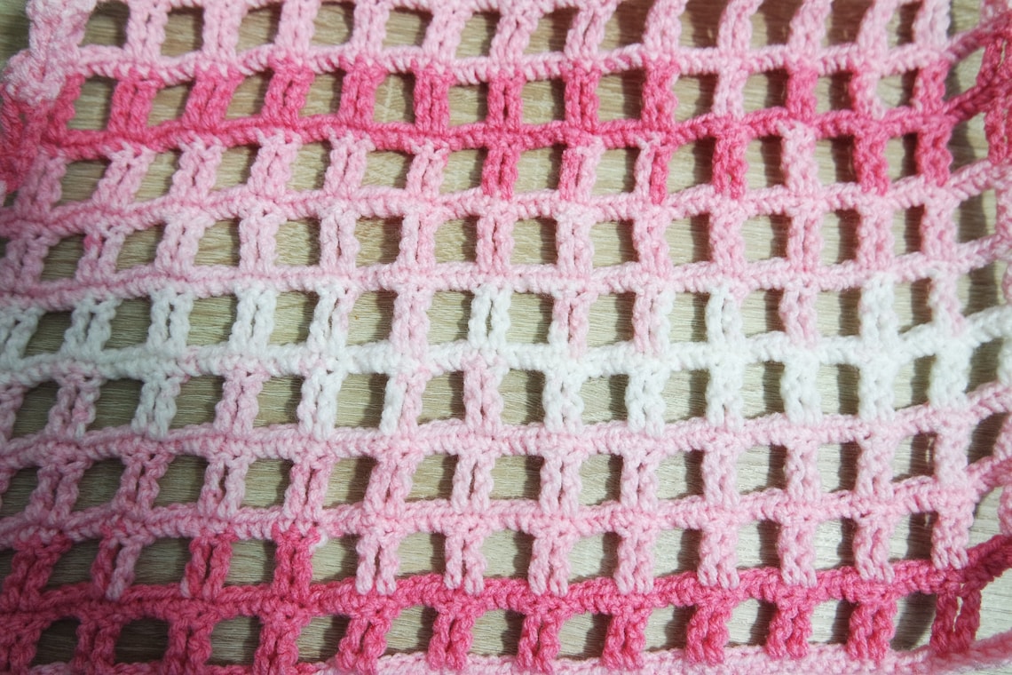 Crochet Easy Pink Scarf Pattern Pdf 165 by Marifu6a - Etsy Ireland