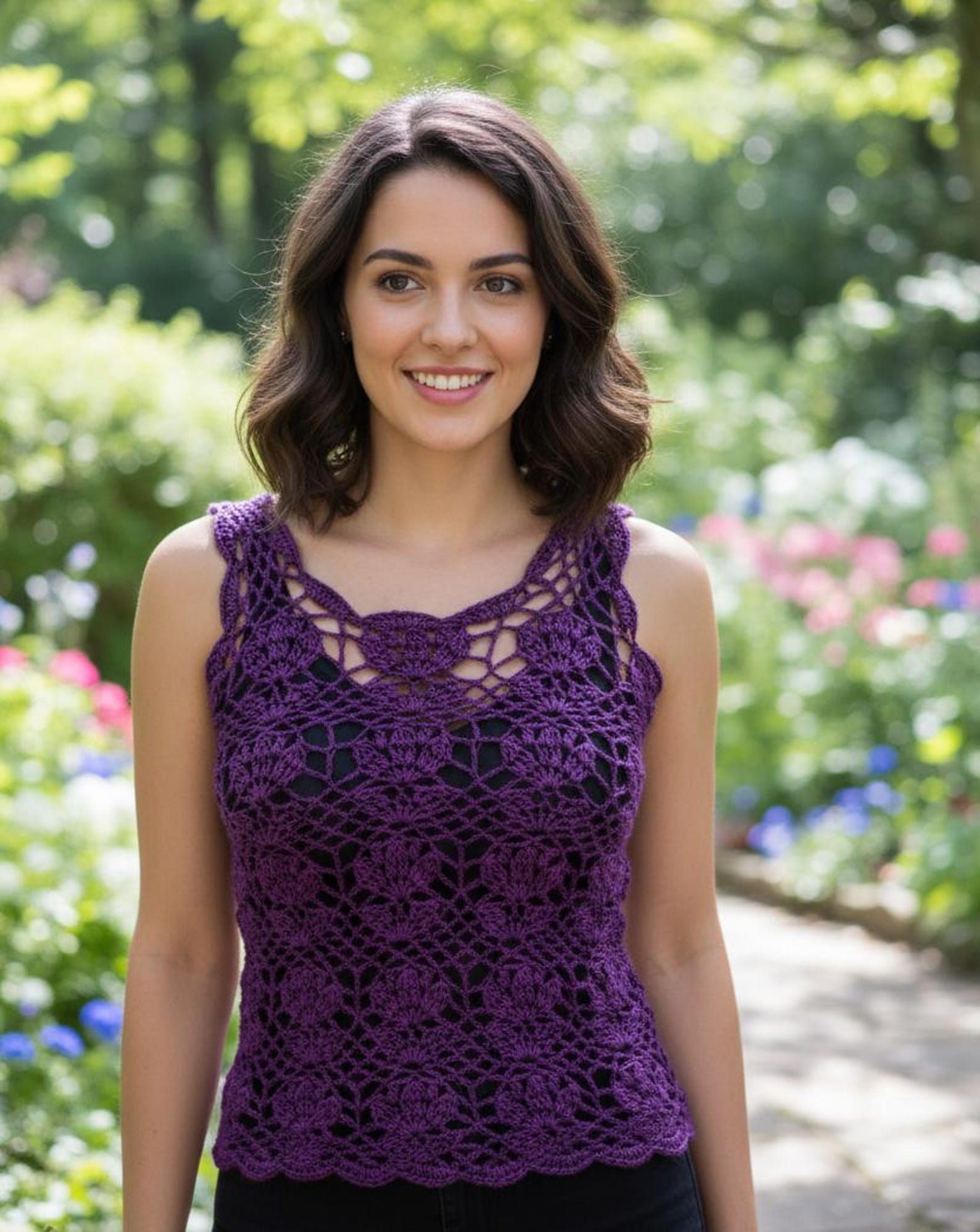 Crochet Tulip Summer Top Pattern Pdf + Video - Etsy