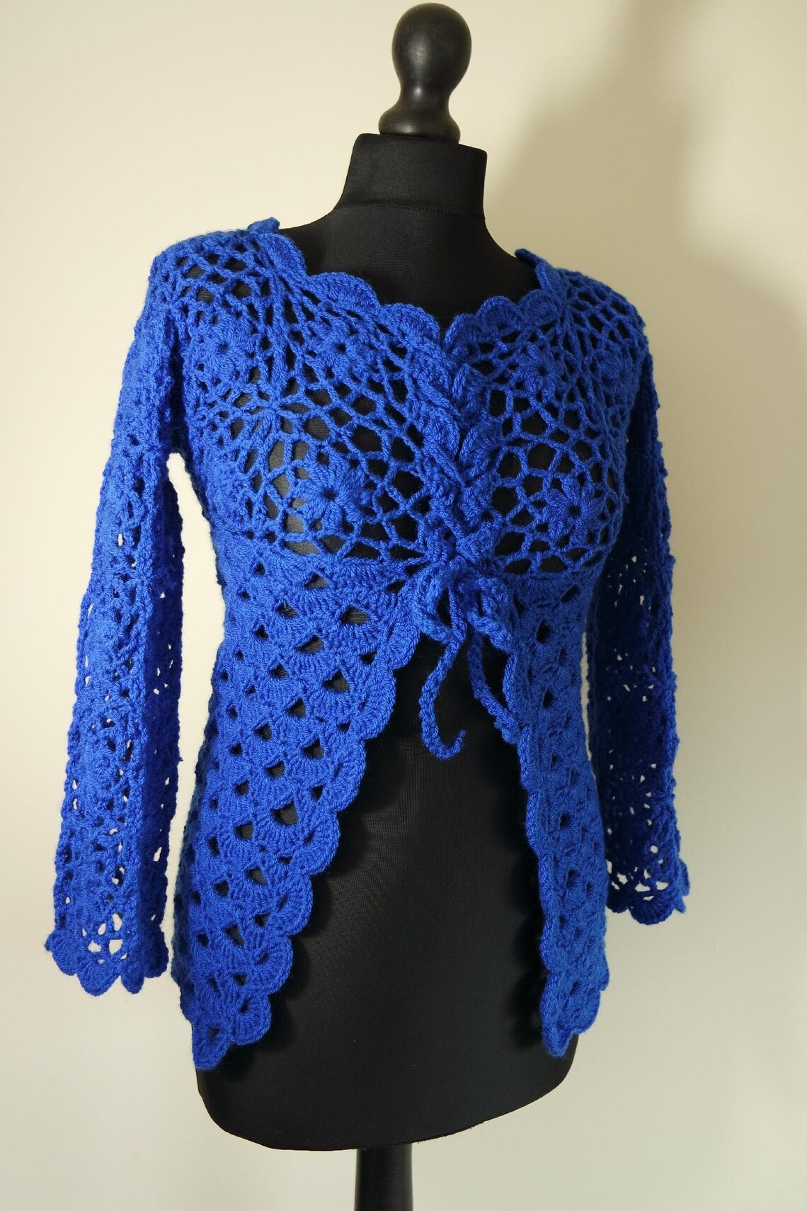 Crochet Flower Jacket All Sizes Pattern Pdf 139 - Etsy Ireland