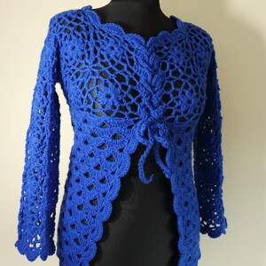 Crochet Flower Jacket All Sizes Pattern Pdf 139 - Etsy Ireland