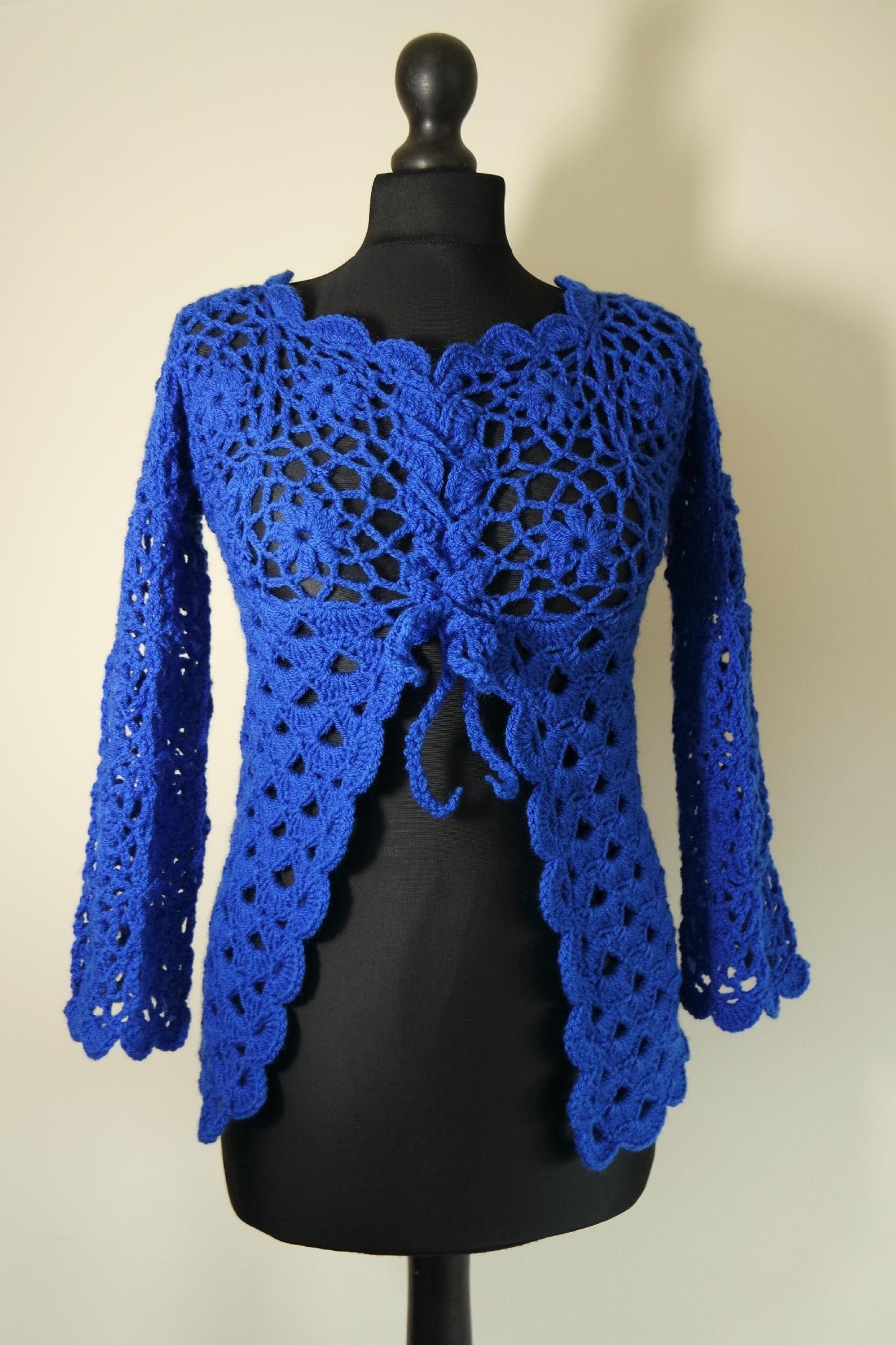 Crochet Flower Jacket All Sizes Pattern Pdf 139 - Etsy Ireland