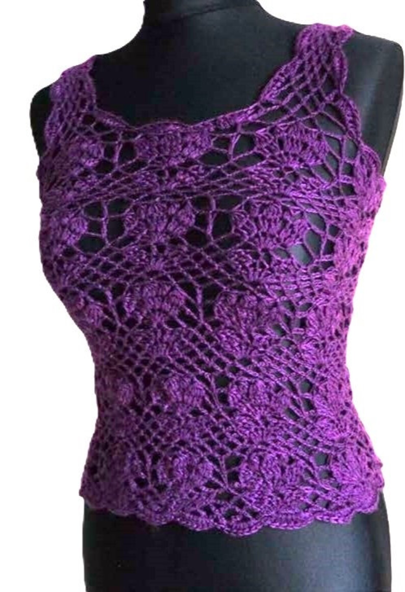 Crochet Tulip Summer Top Pattern Pdf + Video - Etsy