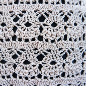 Crochet Beige Dress All Sizes Pattern Pdf + Video - Etsy