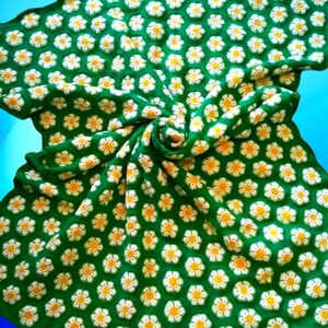 Crochet Pattern Daisy African Flower Blanket Rug Afghan Pattern Pdf ...