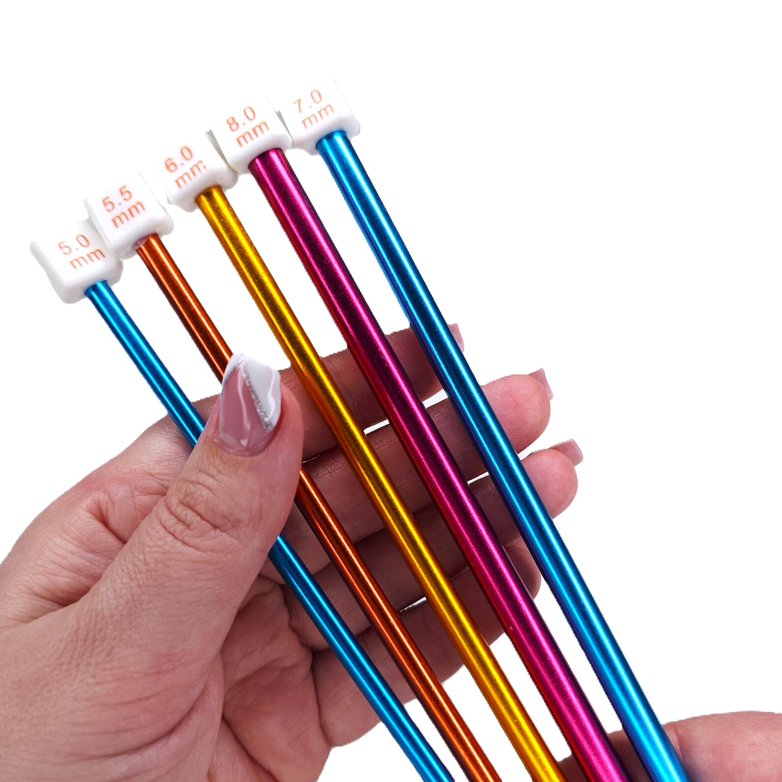 Tunisian Crochet Hook Set, 11 Aluminum Afghan Needles (2-8mm) - Etsy
