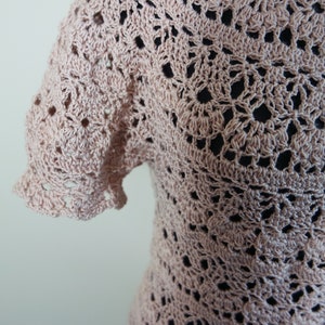 Crochet Beige Dress All Sizes Pattern Pdf 164 - Etsy