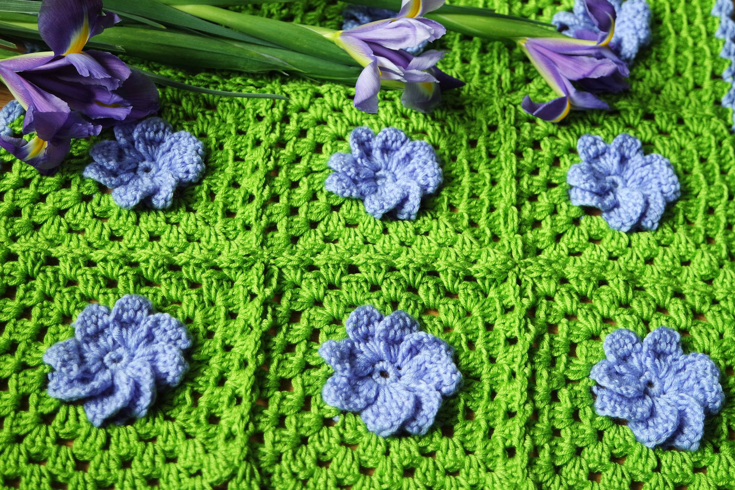 Crochet Gerber Daisy Granny Square Blanket Afghan Rug Pattern - Etsy ...
