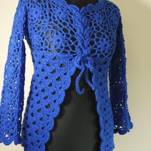 Crochet Flower Jacket All Sizes Pattern Pdf 139 - Etsy Ireland
