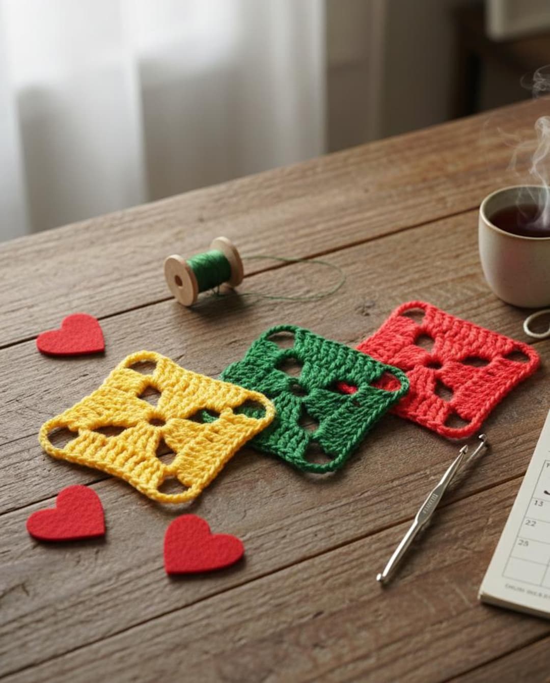 Crochet Easy Lace Square Doily/ Motif/hot Pad/coaster/pattern Pdf ...