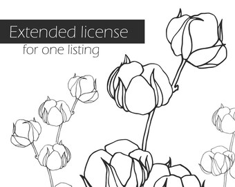 Extended Commercial Use License for One Graphic Set for Print on Demand ...