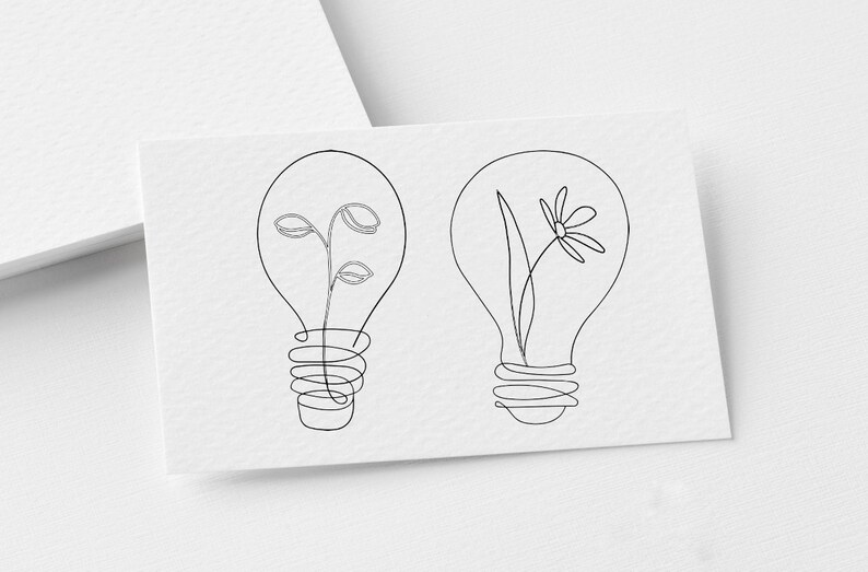 Floral Lightbulb SVG Flower Lamp Svg Wildflowers Svg Flower - Etsy
