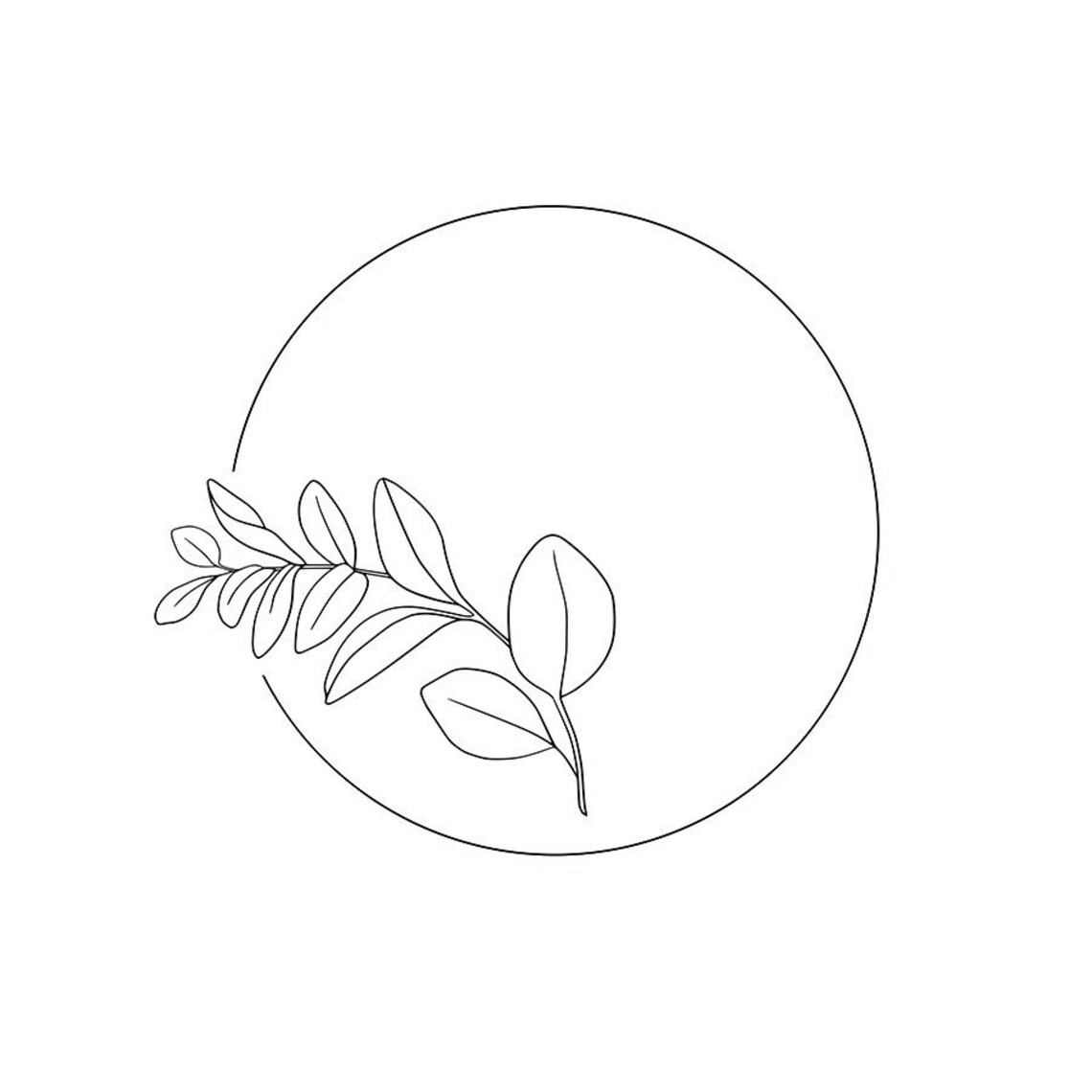 Floral Frame Svg Floral Leaf Svg Floral Wreath Svg - Etsy