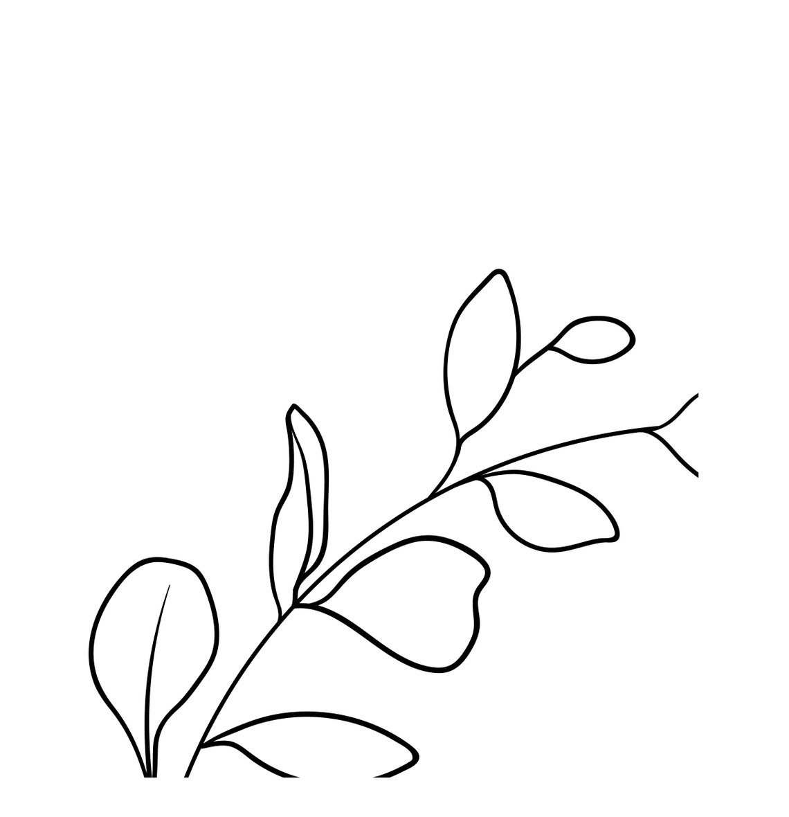 Floral Wreath Svg Leaf Border Svgwreath Svg Leaves Svg - Etsy