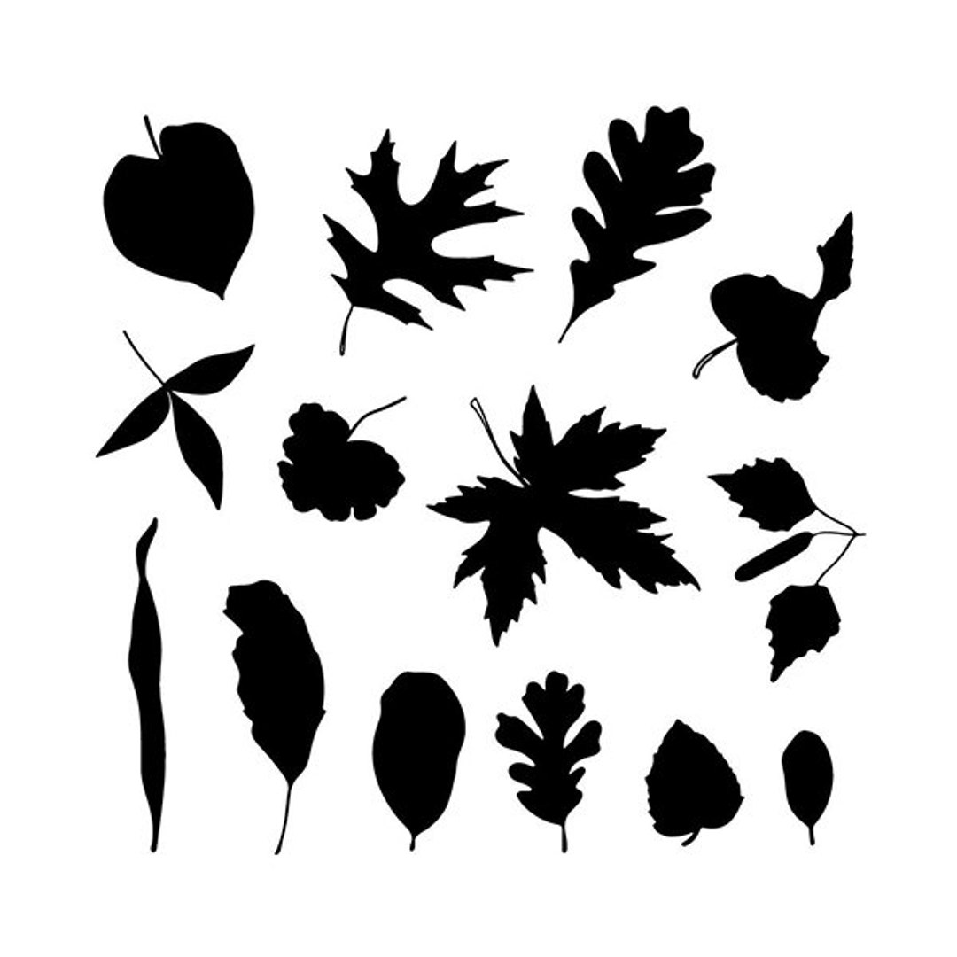 Leaves SVG, Silhouette Leaf Clipart, Leaves Cut Files, Trees Leaf Svg ...