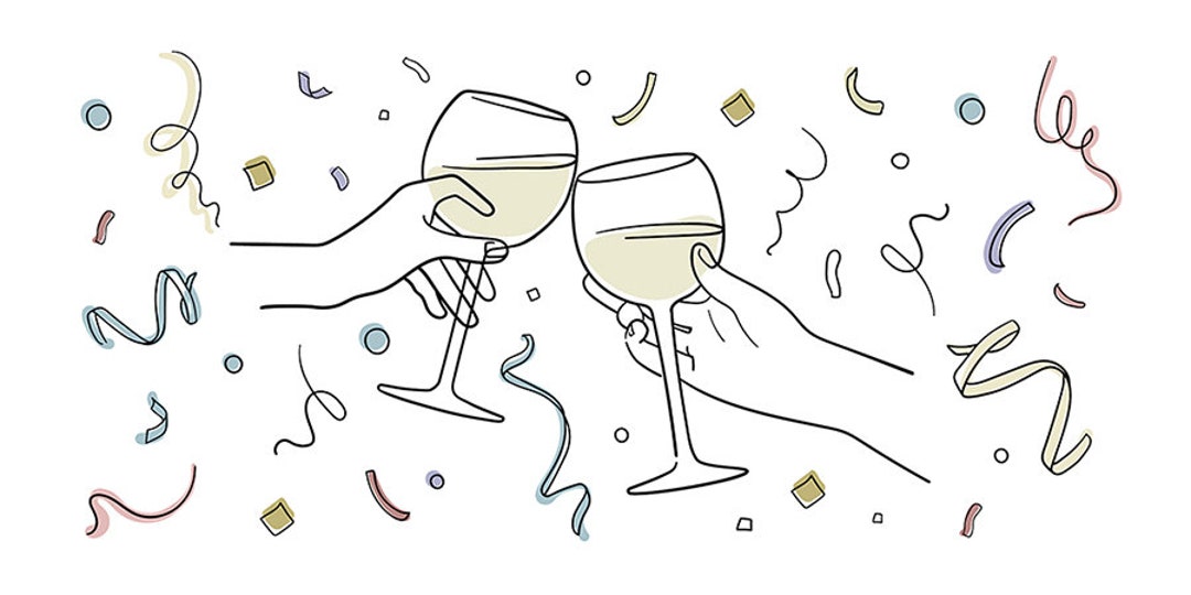 Cheers Clip Art, Cheers SVG, Champagne Svg Bundle, Champagne Toast ...